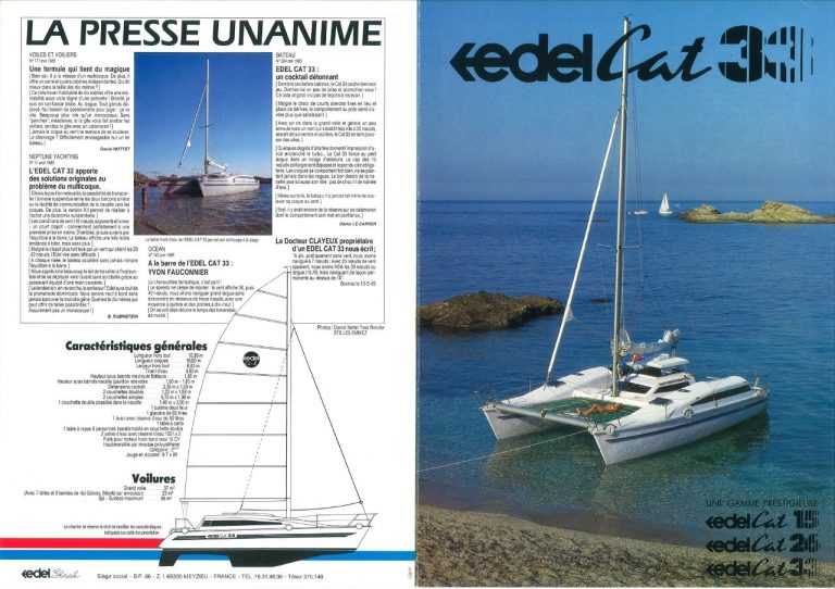 Brochure commerciale – Edelvoilier