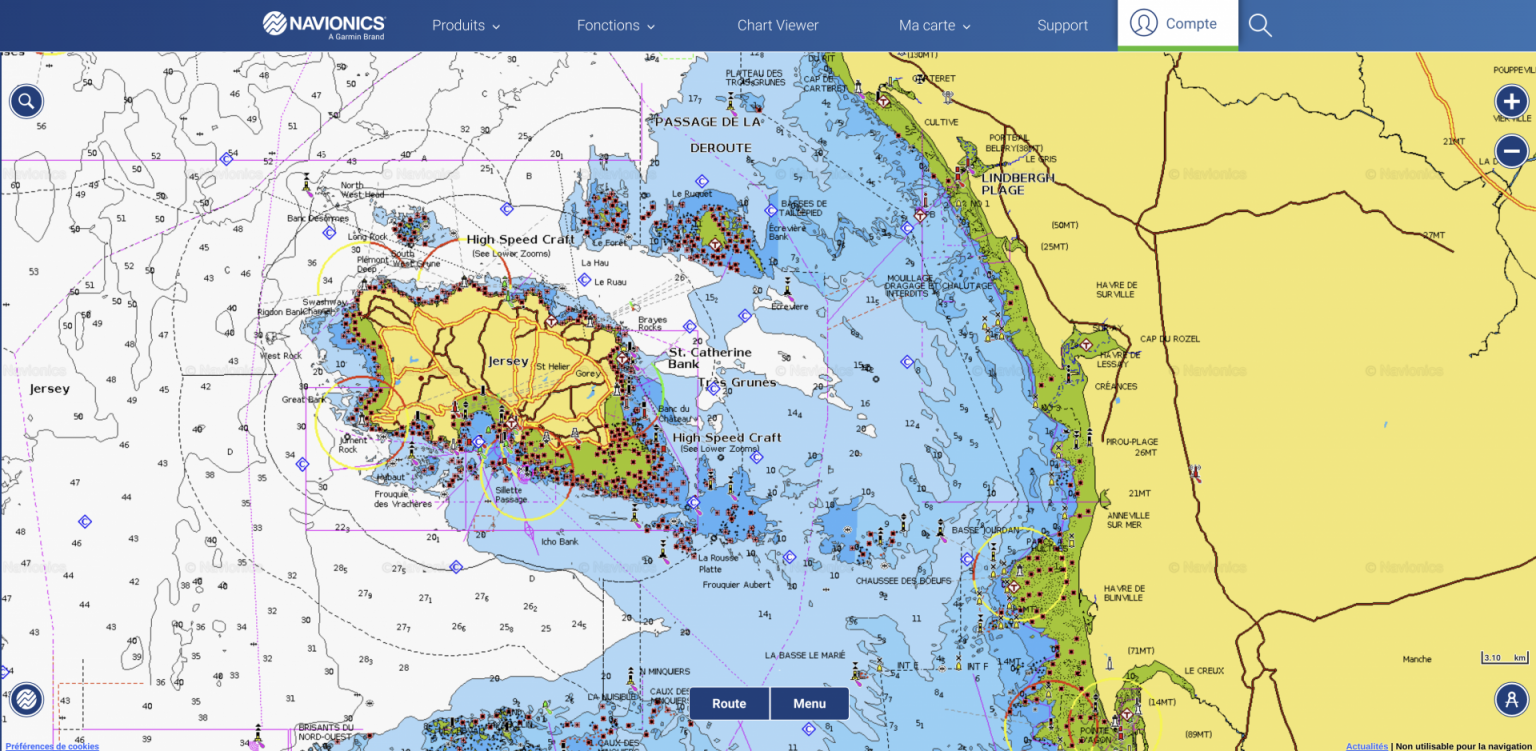 Cartographie marine en ligne, gratuitement – Edelvoilier